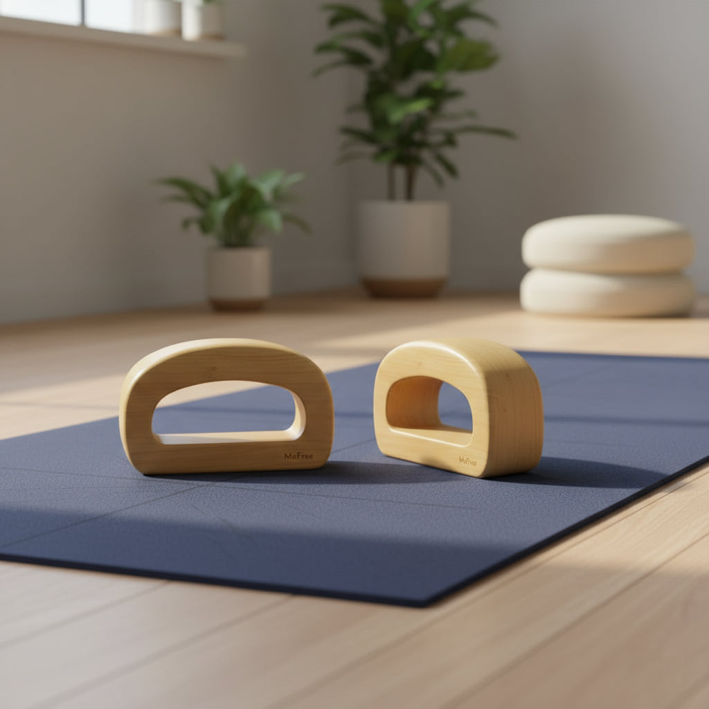 Wooden Infinity Yoga Blocks - MeFree Yoga Props