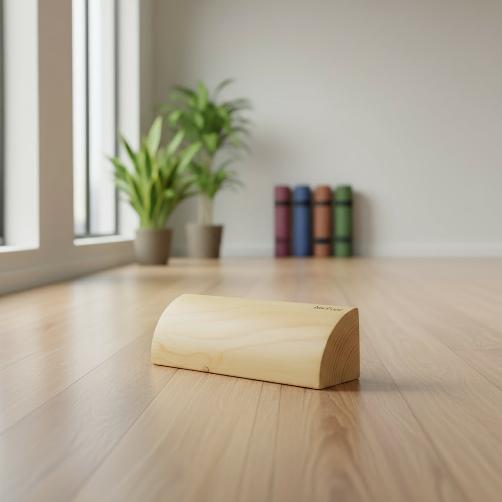 Buy Wooden Quarter Round Yoga Block - MeFree